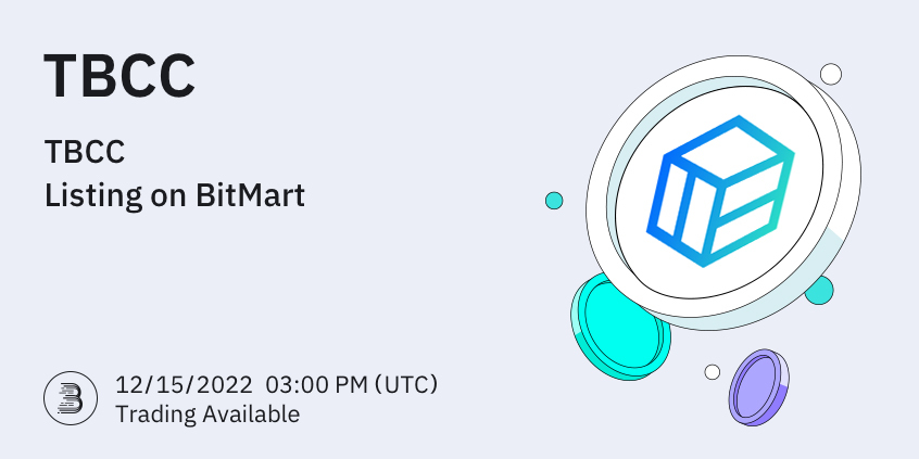 BitMart will list TBCC (TBCC) – BitMart