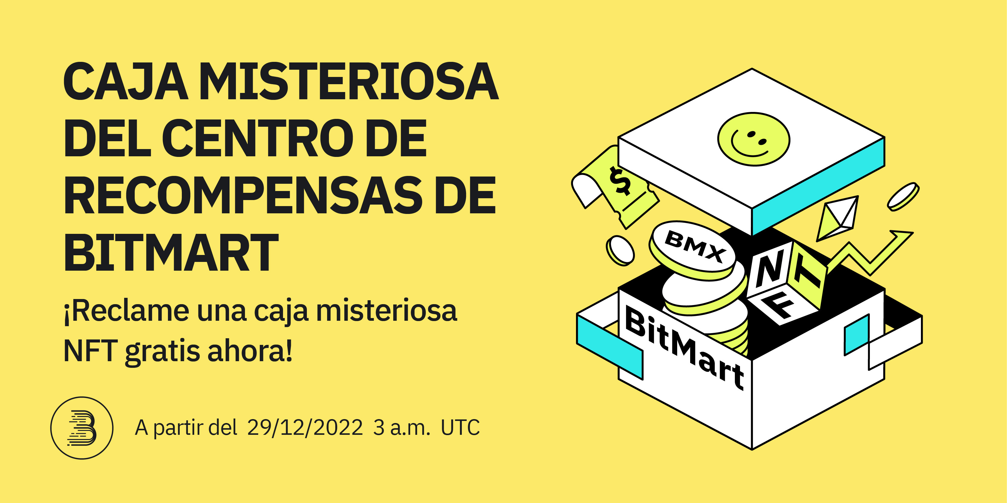 Las Cajas Misteriosas del Centro de Recompensas de BitMart estarán en el NFT Marketplace – BitMart