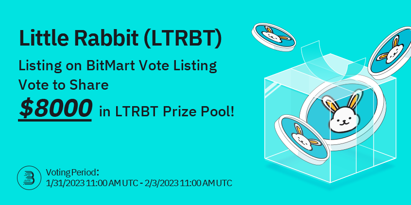 Little Rabbit (LTRBT) Listing on BitMart Vote Listing: Vote to Share ...