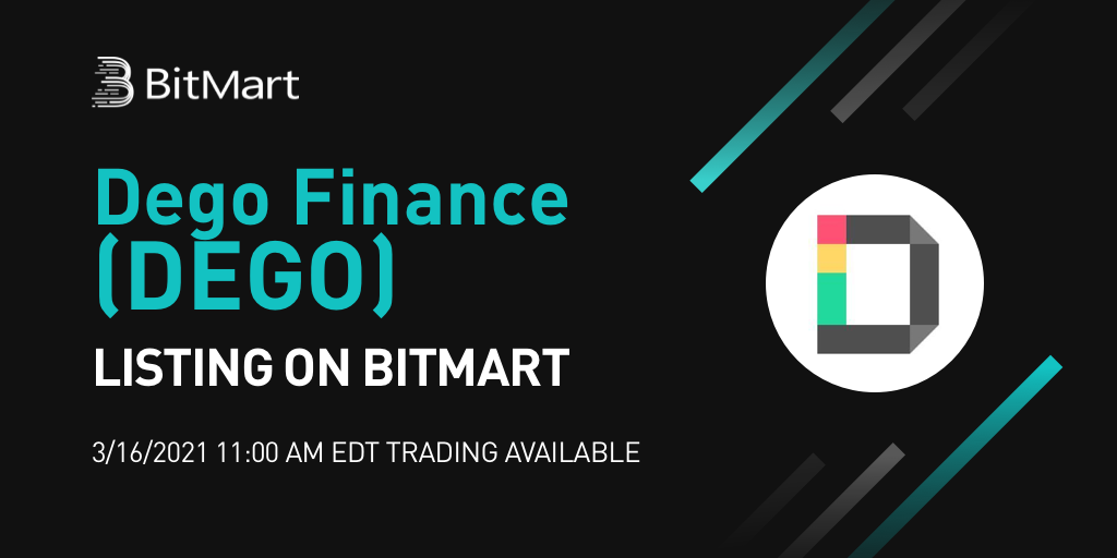 BitMart Lists Dego Finance (DEGO) – BitMart