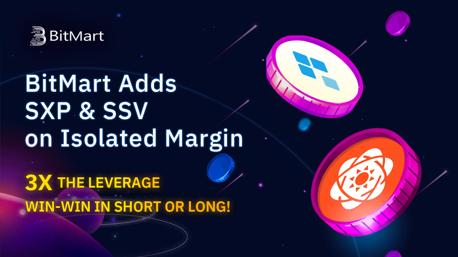 BitMart Adds SXP and SSV on Isolated Margin – BitMart