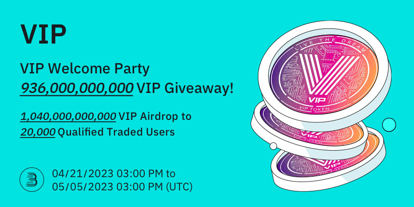 VIP Welcome Party- 936,000,000,000 VIP Prize Pool! – BitMart