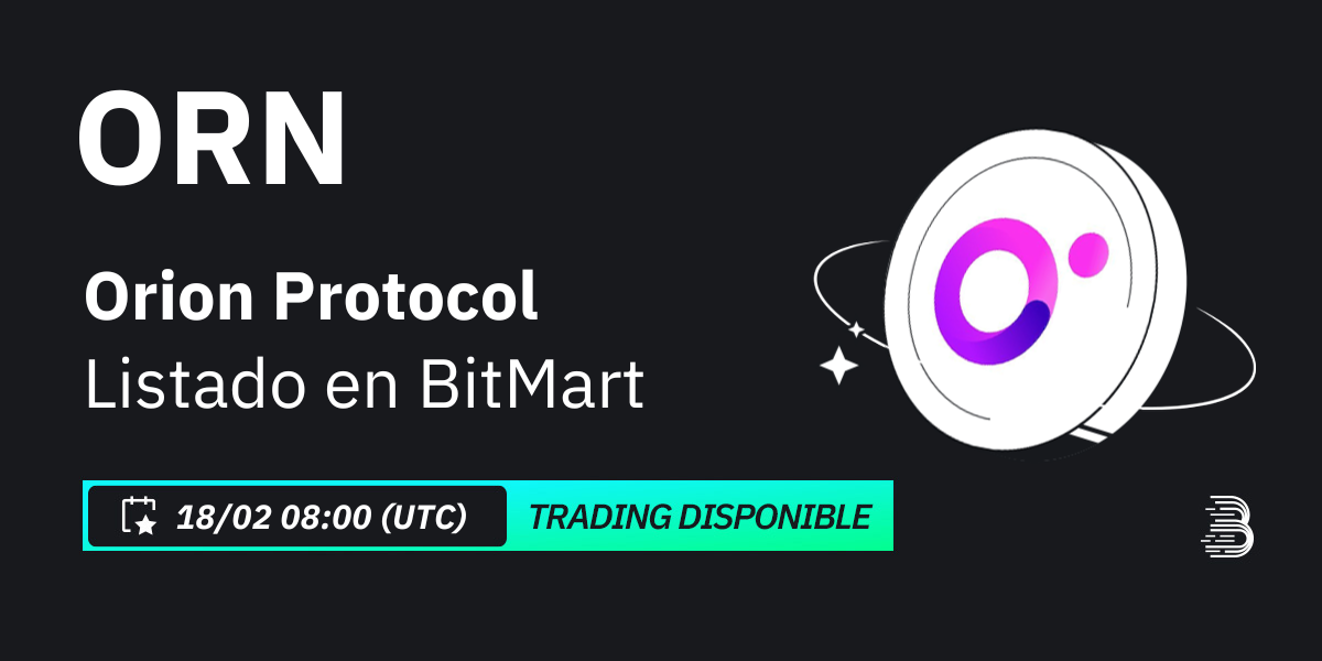 BitMart lista Orion Protocol(ORN) – BitMart