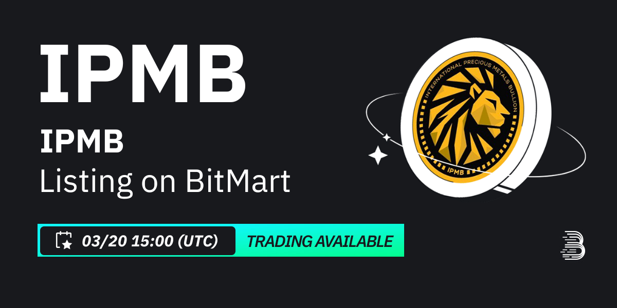 BitMart Will List IPMB (IPMB) – BitMart