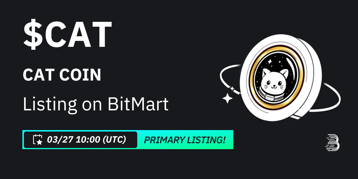 [Listado principal] Cat Coin ($CAT) ha sido listado en BitMart – BitMart