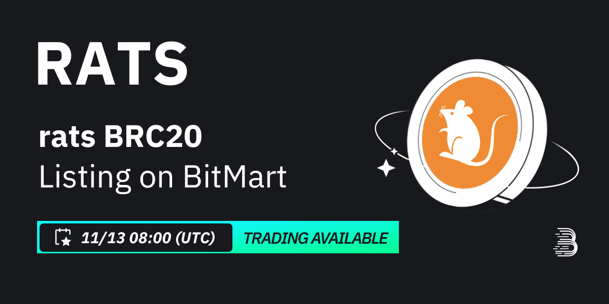 BitMart lista Rats BRC20 (RATS) – BitMart