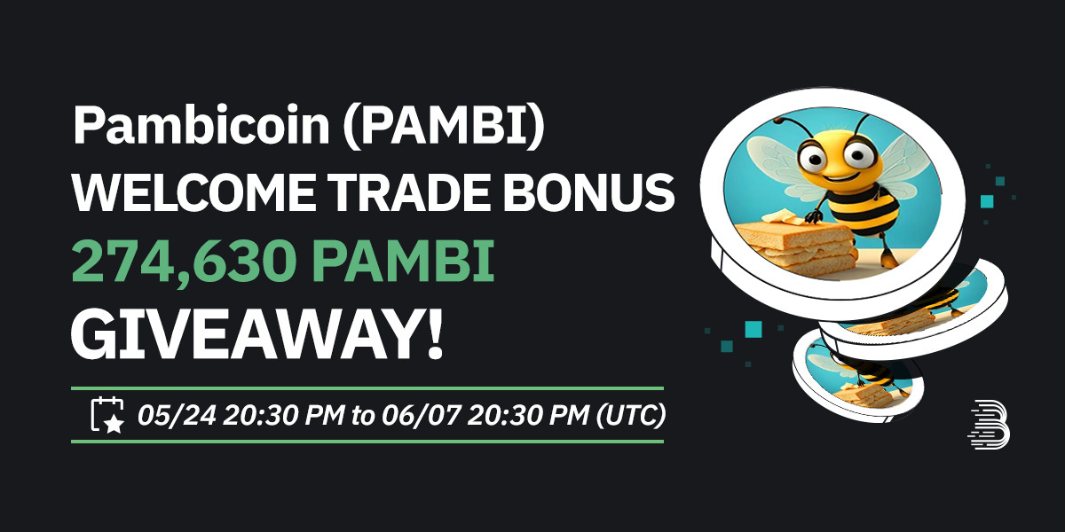 Bonos de bienvenida de PAMBI - ¡Sorteo de 274,630 PAMBI! – BitMart