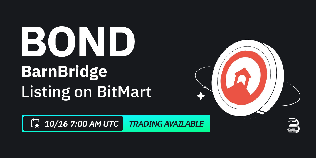 BitMart lista BarnBridge (BOND) – BitMart