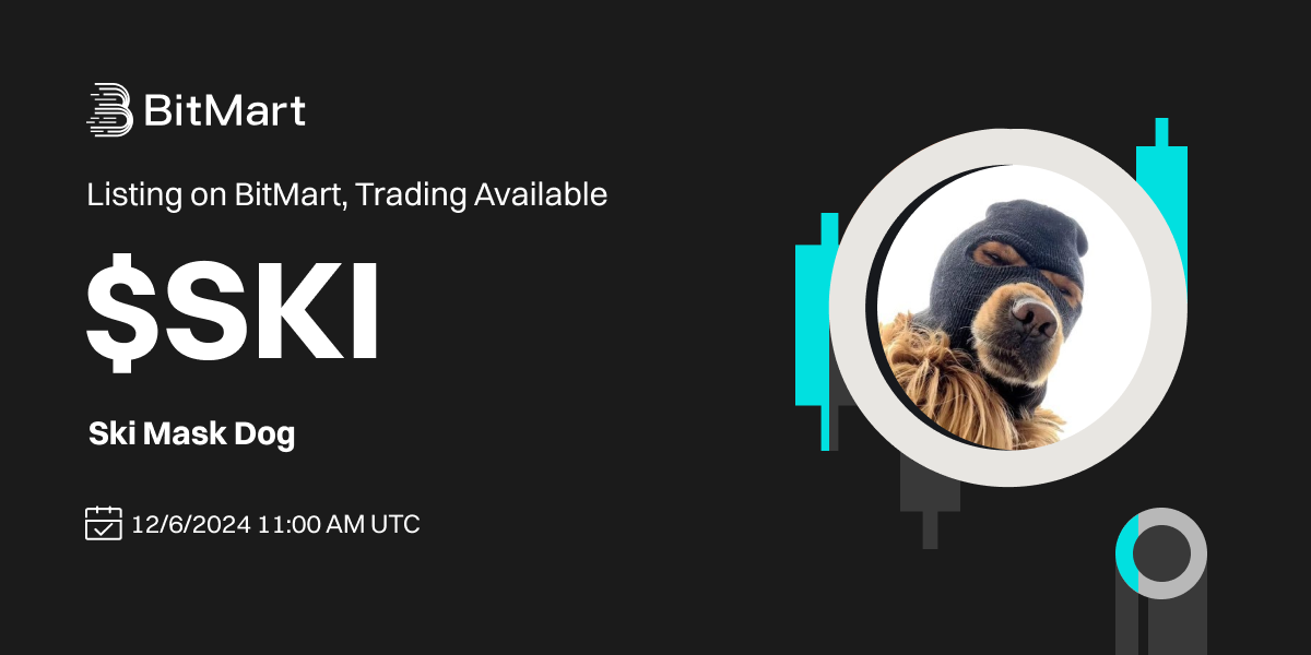 BitMart listará Ski Mask Dog($SKI) - 06-12-2024 – BitMart