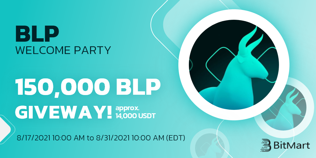 BLP Welcome Party- 150,000 BLP Giveaway! – BitMart