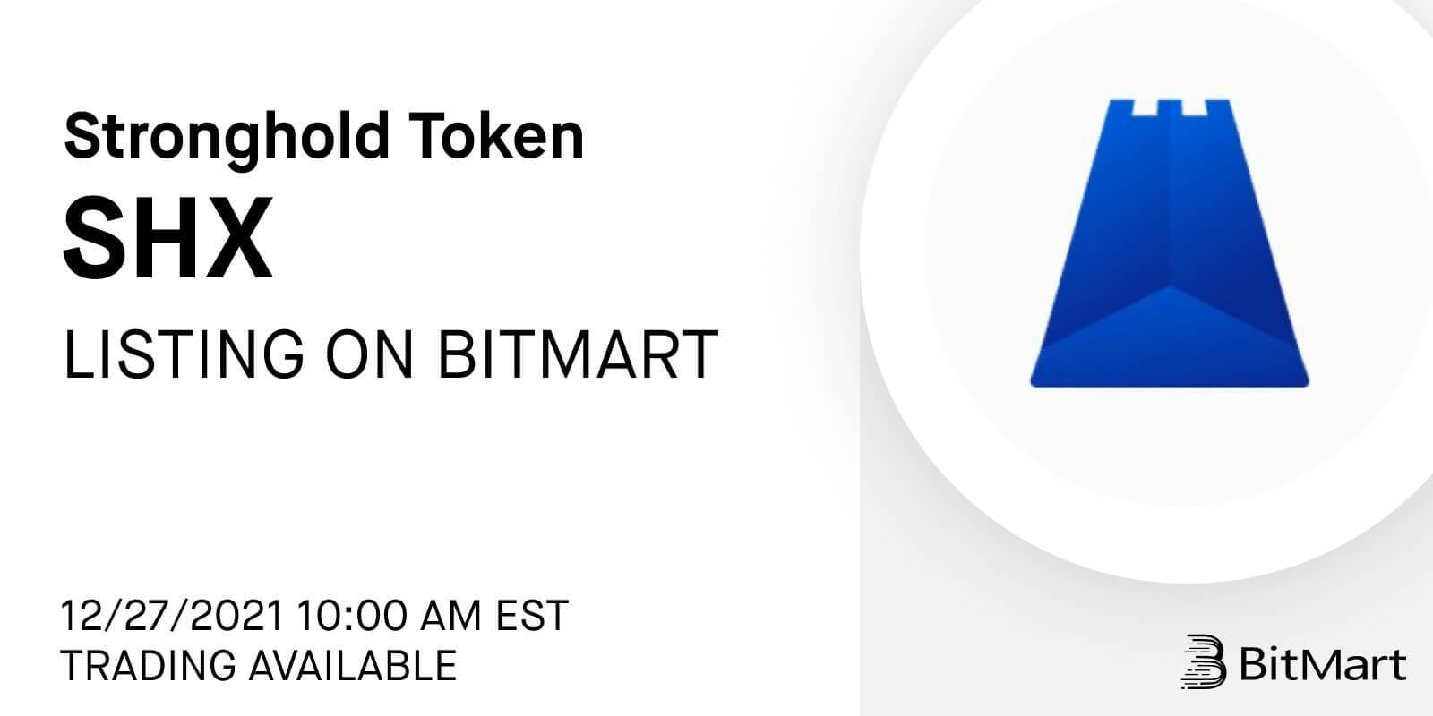 BitMart Lists Stronghold Token (SHX) – BitMart