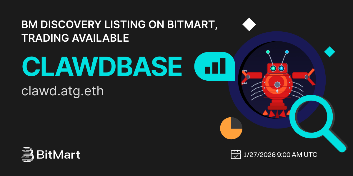 [BM Discovery] BitMart listará a clawd.atg.eth (CLAWDBASE) - 27/01/2026 ...