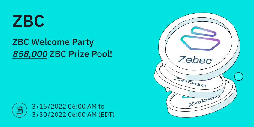 ZBC Welcome Party - 858,000 ZBC Prize Pool! – BitMart