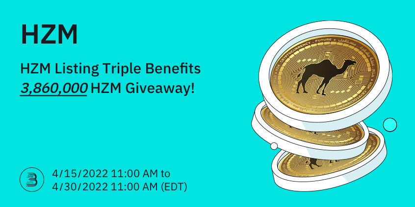HZM Listing Triple Benefits - 3,860,000 in Prizes! – BitMart