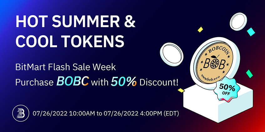 Hot Summer & Cool Tokens — BitMart 50% off Flash Sale Week – BitMart