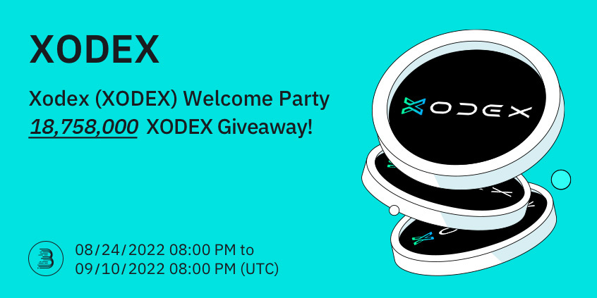XODEX Welcome Party - 18,758,000 XODEX in Prizes! – BitMart