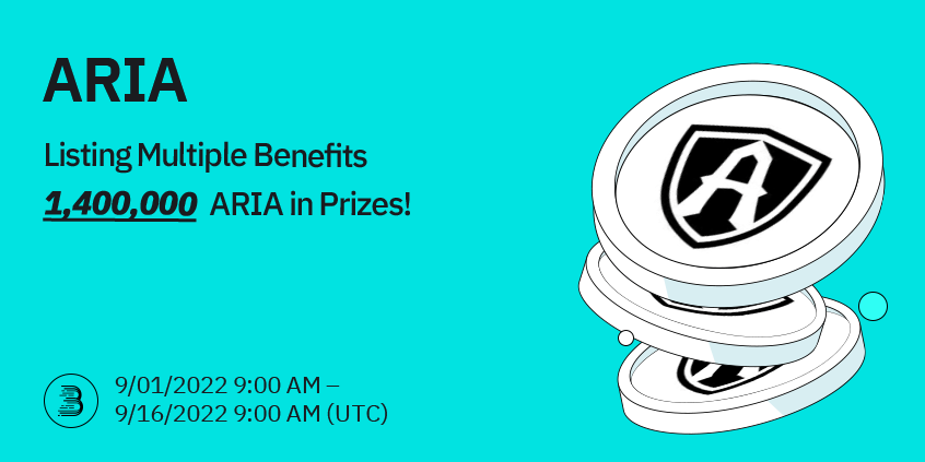 ARIA Listing Multiple Benefits, 1,400,000 ARIA in Prizes! – BitMart